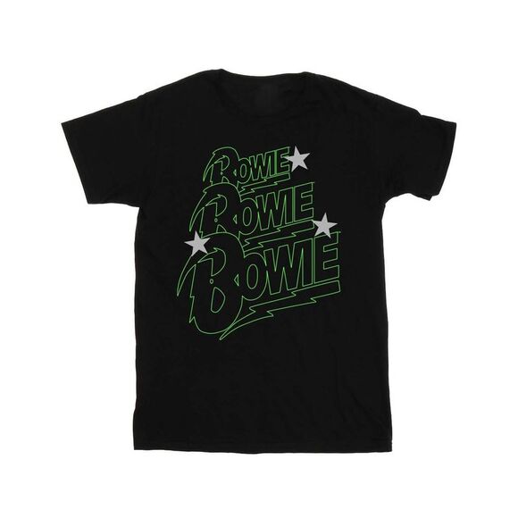 David Bowie | Shirts & Tops | David Bowie Boys Multiple Neon Logo ...